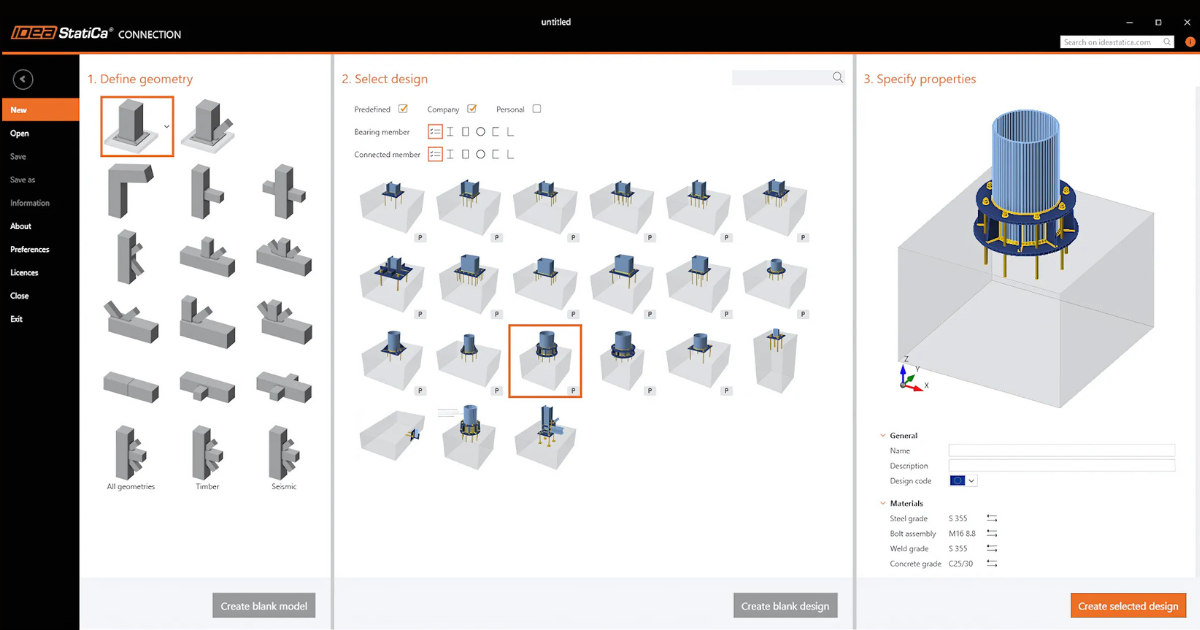 Connection Wizard | IDEA StatiCa
